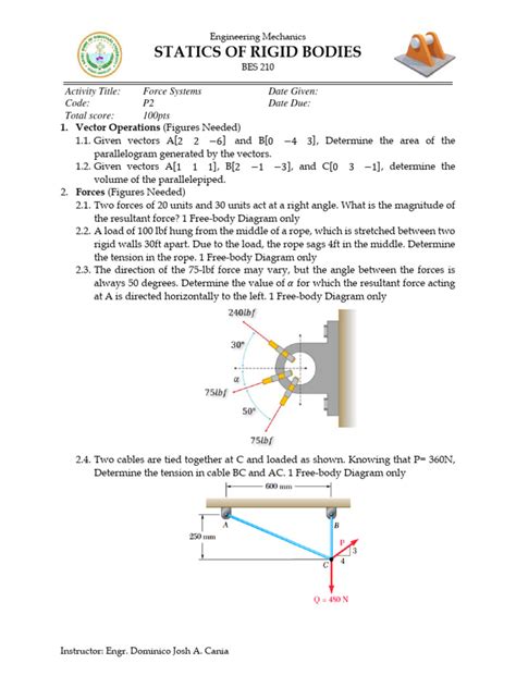 force systems pdf force euclidean vector