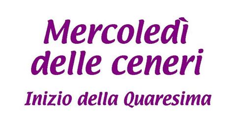 Mercoledì delle ceneri ATNews it