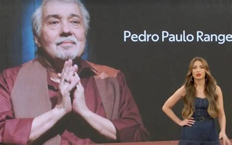 Patrícia Poeta se emociona ao falar sobre a morte de Pedro Paulo Rangel