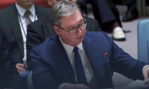 VUČIĆ SE PONOVO OBRATIO IZ NJUJORKA Kurti samo govori o rezoluciji EP