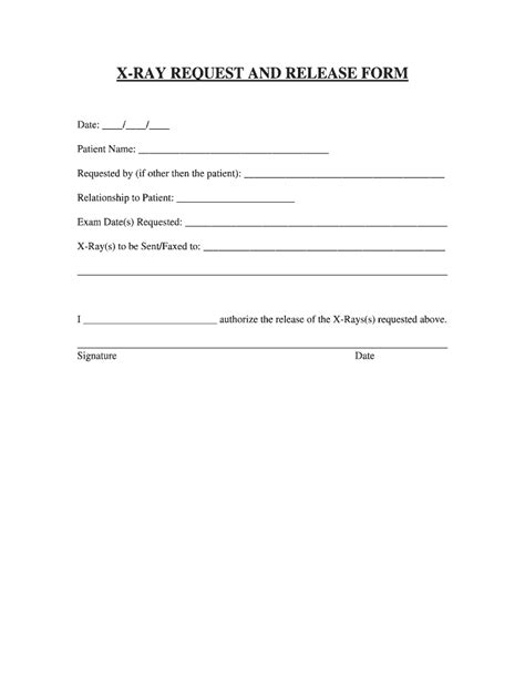 Dental X Ray Release Form PDF AirSlate SignNow
