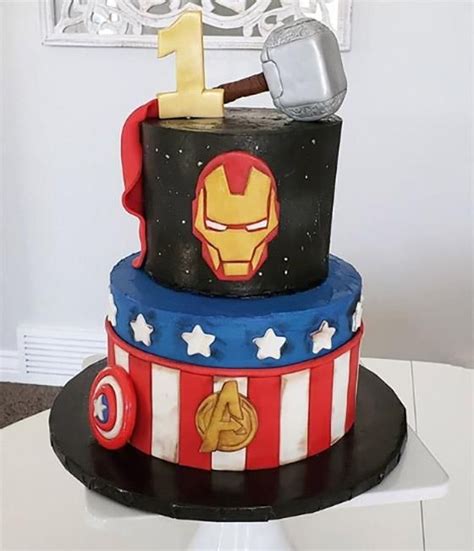 Las Mejores Tortas De Los Vengadores Todo Bonito Avengers Birthday