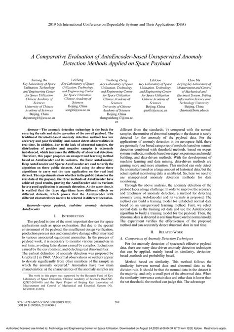 pdf a comparative evaluation of autoencoder based unsupervised anomaly detection methods