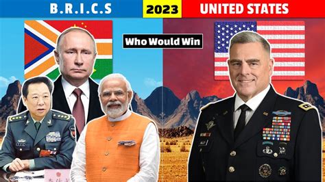 USA Vs BRICS Military Power Comparison 2023 BRICS Vs USA Military