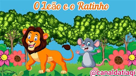 Fábulas O Leão E O Rato LIBRAIN