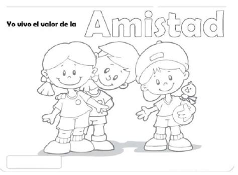 Dibujos de amistad para colorear descargar e imprimir Colorear imágenes