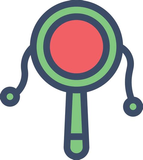 sonajero ilustración vectorial sobre un fondo símbolos de calidad