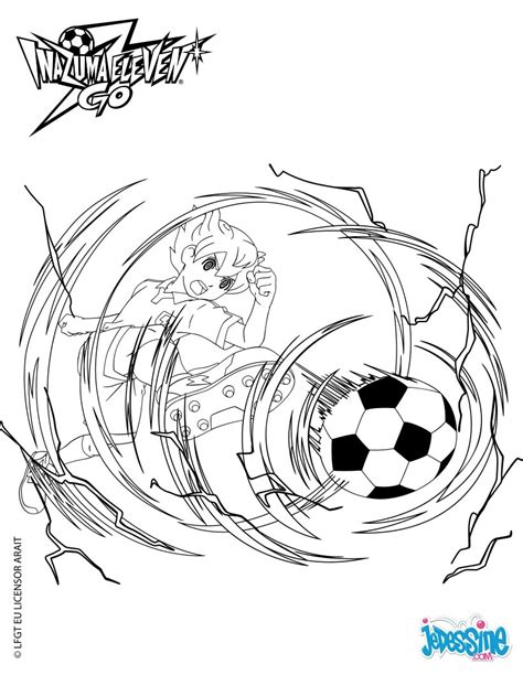 7 dessins de coloriage Inazuma Eleven Go Arion à imprimer