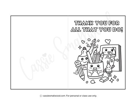 Thank You Teacher Coloring Pages
