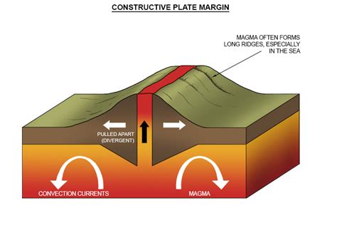 Constructive Plate Margin Geography Mammoth Memory Geography