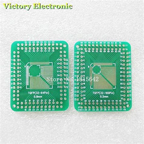 WuLian 5PCS Lot QFP TQFP LQFP FQFP 32 44 64 80 100 LQF SMD Turn To DIP