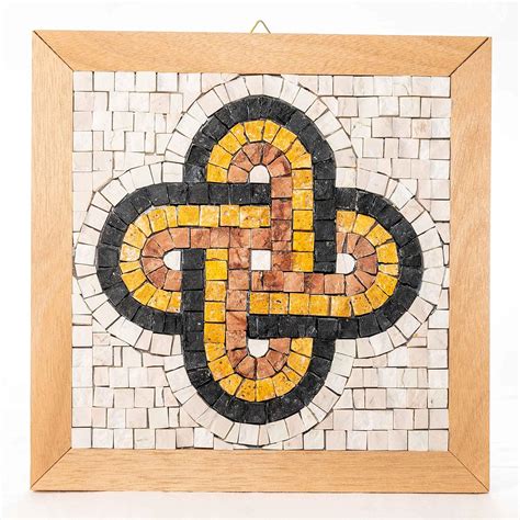 Mosaico Fai Da Te Nodo Di Salomone 23x23 Cm Tessere Per Mosaici In
