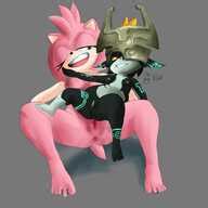 Post 4067687 Amy Rose Crossover Legend Of Zelda Midna MrGuy820 Sonic