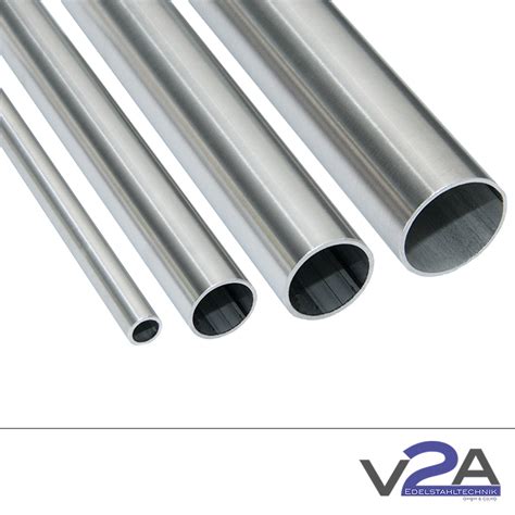 Rundrohr Geschliffen V2A V2a Edelstahltechnik