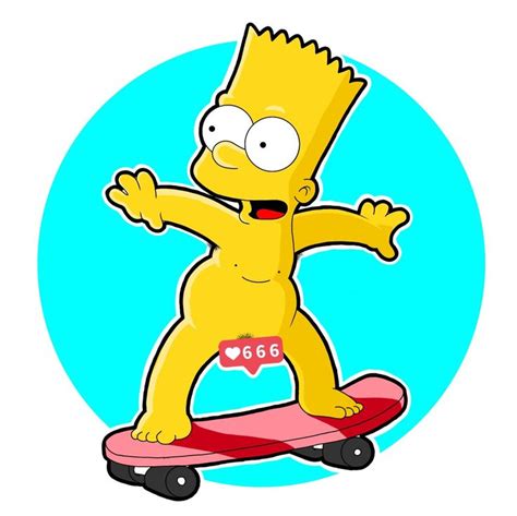 Bart Skate Personajes De Los Simpsons Imagenes De Bart Dibujos