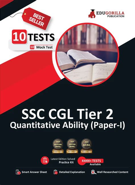 SSC CGL Tier 2 Quantitative Ability Paper 1 Book 2023 English