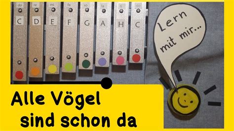 Alle V Gel Sind Schon Da Glockenspiel Lernen Anleitung F R Kinder
