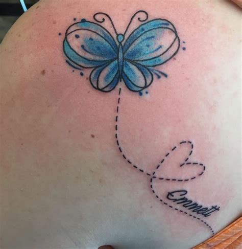 Discover 71 Small Butterfly Memorial Tattoo In Cdgdbentre