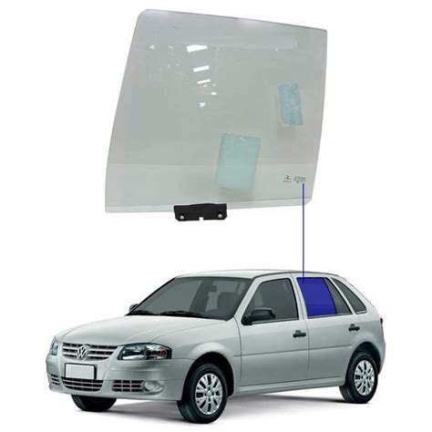 Vidro Porta Traseira Direita Volkswagen Gol G G A Gol G