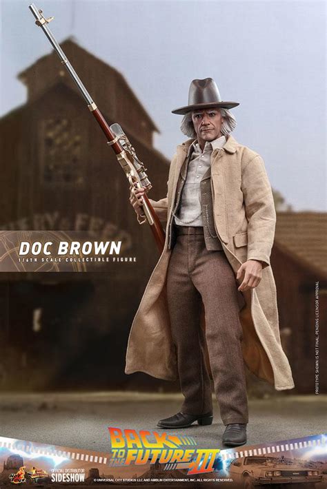 Doc Brown Back To The Future Iii Hot Toys Collectibles Scale