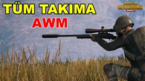 BÜTÜN EKİP AWM ALDIK PUBG Mobile YouTube