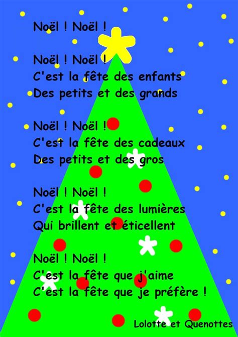comptine Noël Noël Comptines de noel Poèmes français Poeme noel