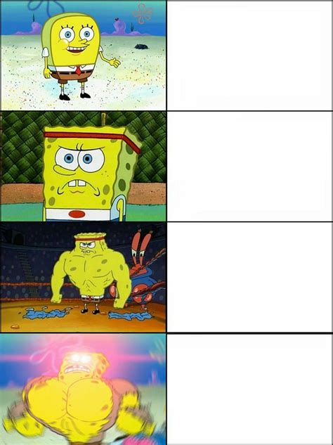 Sponge Bob Evolution Blank Template Imgflip