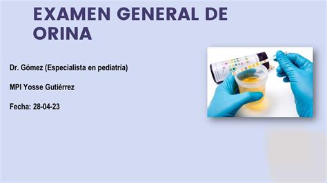 Examen General De Orina Roberto Sandino Udocz