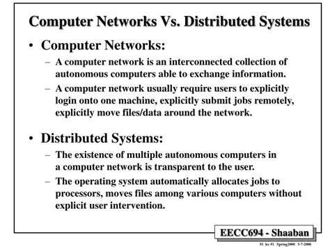 Ppt Computer Networks Vs Distributed Systems Powerpoint Presentation