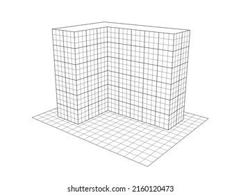 D Coordinate Axis Xyz X Blank Stock Illustration
