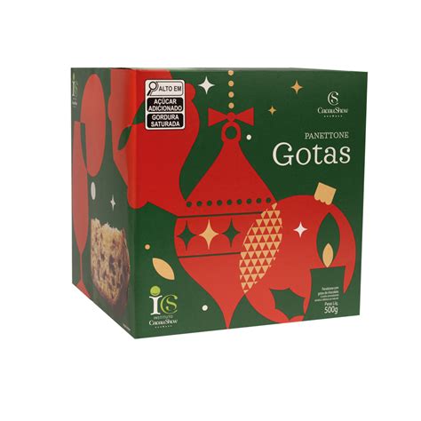 Panetone Gotas 500g Cacau Show Shopee Brasil