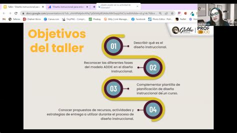 Taller Diseño Instruccional para entornos virtuales de aprendizaje