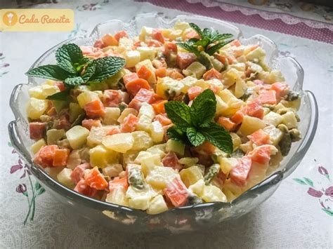 Salada De Maionese Simples Tradicional Cada Receita
