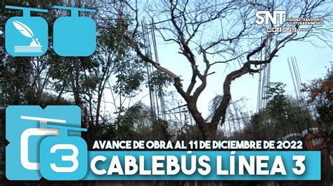 Cablebús CDMX Línea 3 Constituyentes Vasco de Quiroga Avance de
