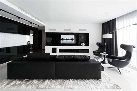 39 Black And White Decorating Ideas For Living Rooms That Make A Bold