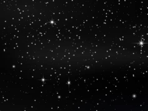 Night Shining Starry Sky Blue Space Background With Stars Space