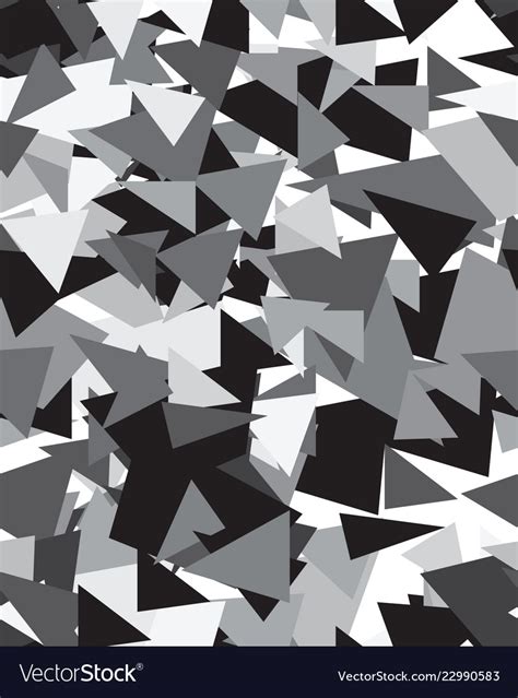 Triangular Geometric Abstract Seamless Pattern Vector Image