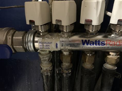 Issues With Watts Radiant Floor Manifold Heating Help The Wall