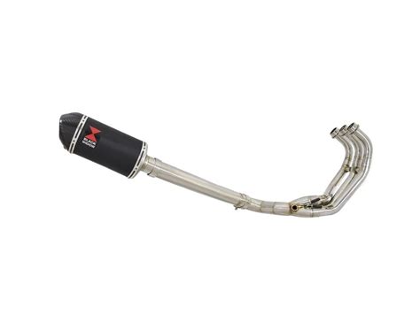 Echappement De Cat Silencieux Ovale 200mm Avec Embout Carbone Inox