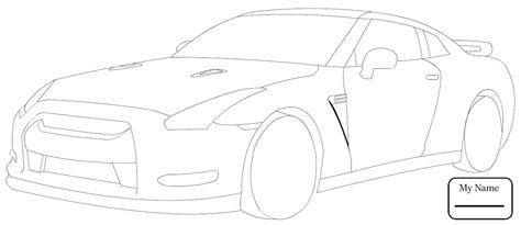 Nissan Gtr Coloring Pages At GetColorings Free Printable