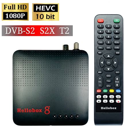 Hellobox 8 New Version Satellite Receiver Dvb T2 Dvbs2 Combo Tv Box