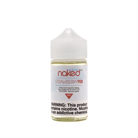 Naked Menthol Strawberry Pom Ml