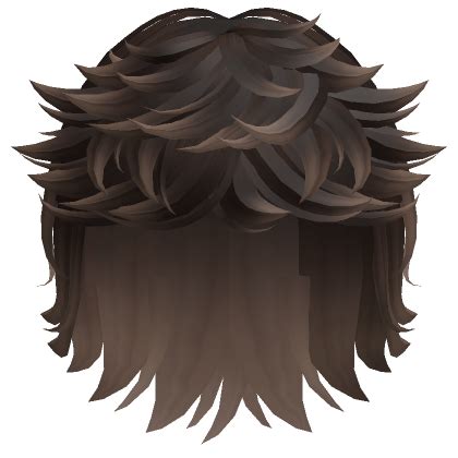 Fluffy Layered Messy Cool Boy Hair Brown Ombre Roblox Item Rolimon S