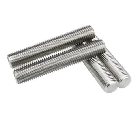 Silver Full Threaded Stainless Steel Stud Bolt At Best Price In Mumbai