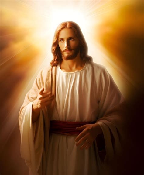 Premium Photo Resurrected Jesus Christ Reaching Out His Hand And