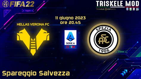 Hellas Verona Spezia Spareggio Retrocessione 11 Giugno 2023 YouTube
