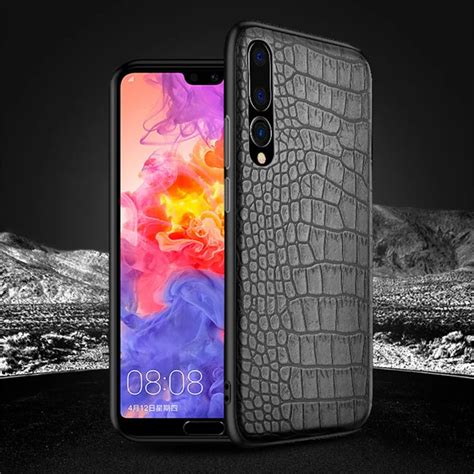 Luxury Crocodile Snake Skin Phone Case For Huawei P20 Pro P20 Lite