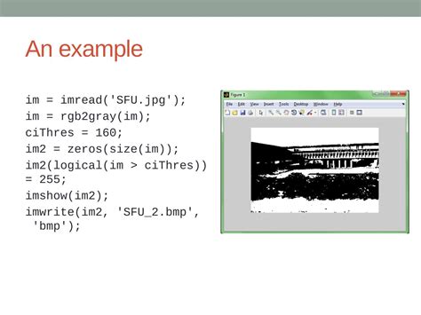 Tutorial On Matlab And Opencv