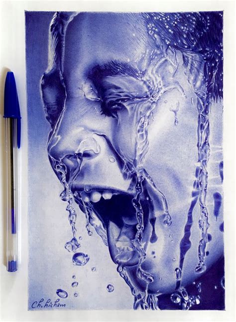 Ball Pen Drawing Pen Art Work Pen Art Drawings Ballpoint Pen Art