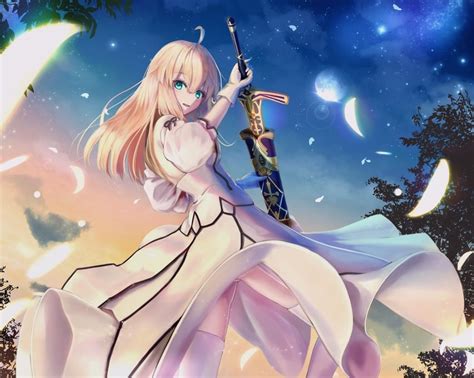 Artoria Pendragon And Saber Lily Fate And More Drawn By Aomaru